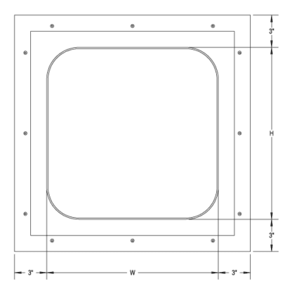 GFRG-PUS-00- Reinforced Gypsum Access Door- Cendrex