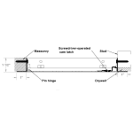 AHD-00- Multipurpose Access Door- Cold rolled steel- Cendrex